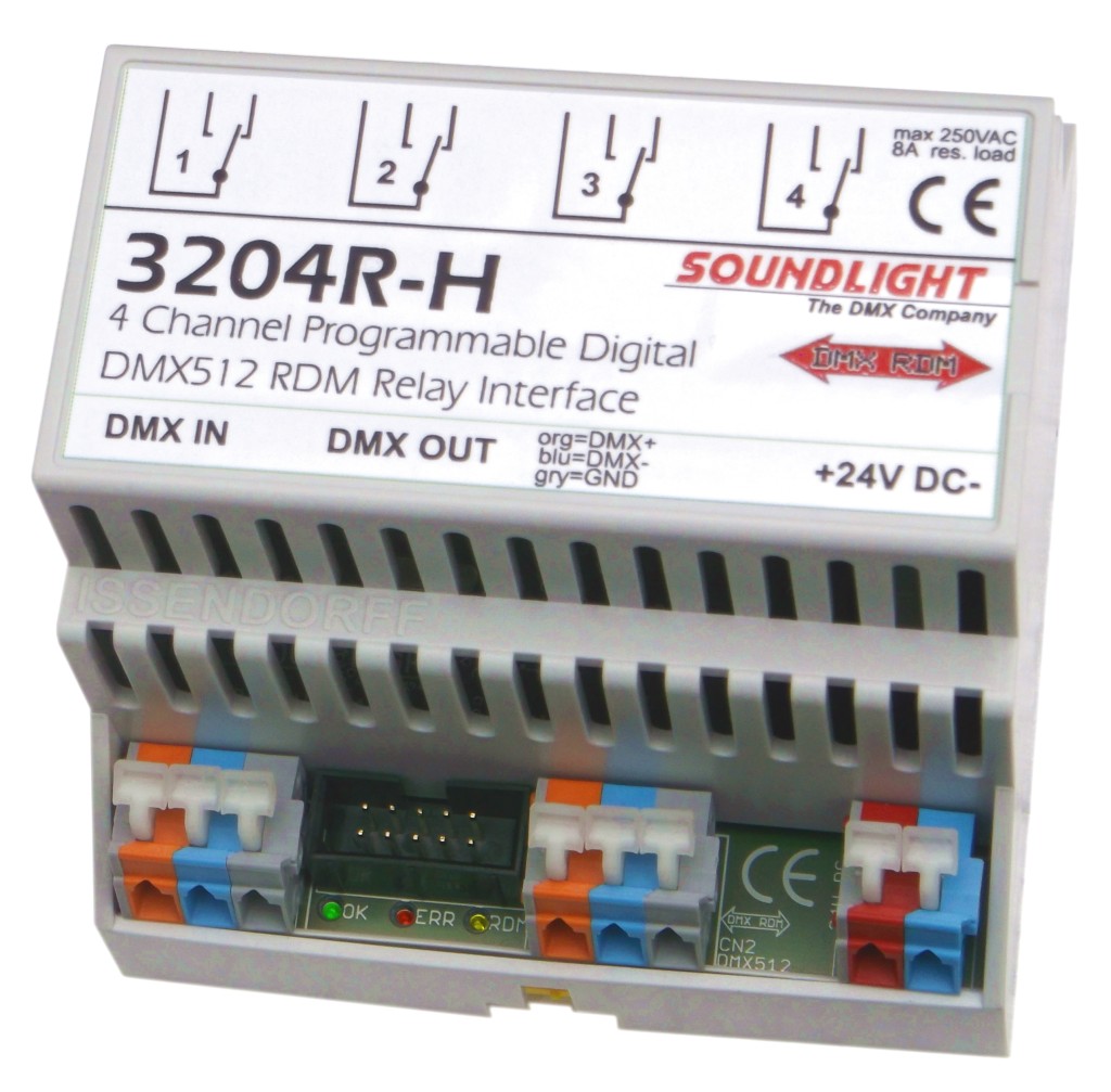 DMX Relais 3204R-H - SOUNDLIGHT